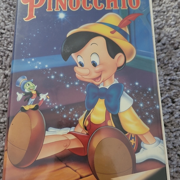 Disney | Cameras, Photo & Video | Walt Disney Masterpiece Pinocchio Vhs ...